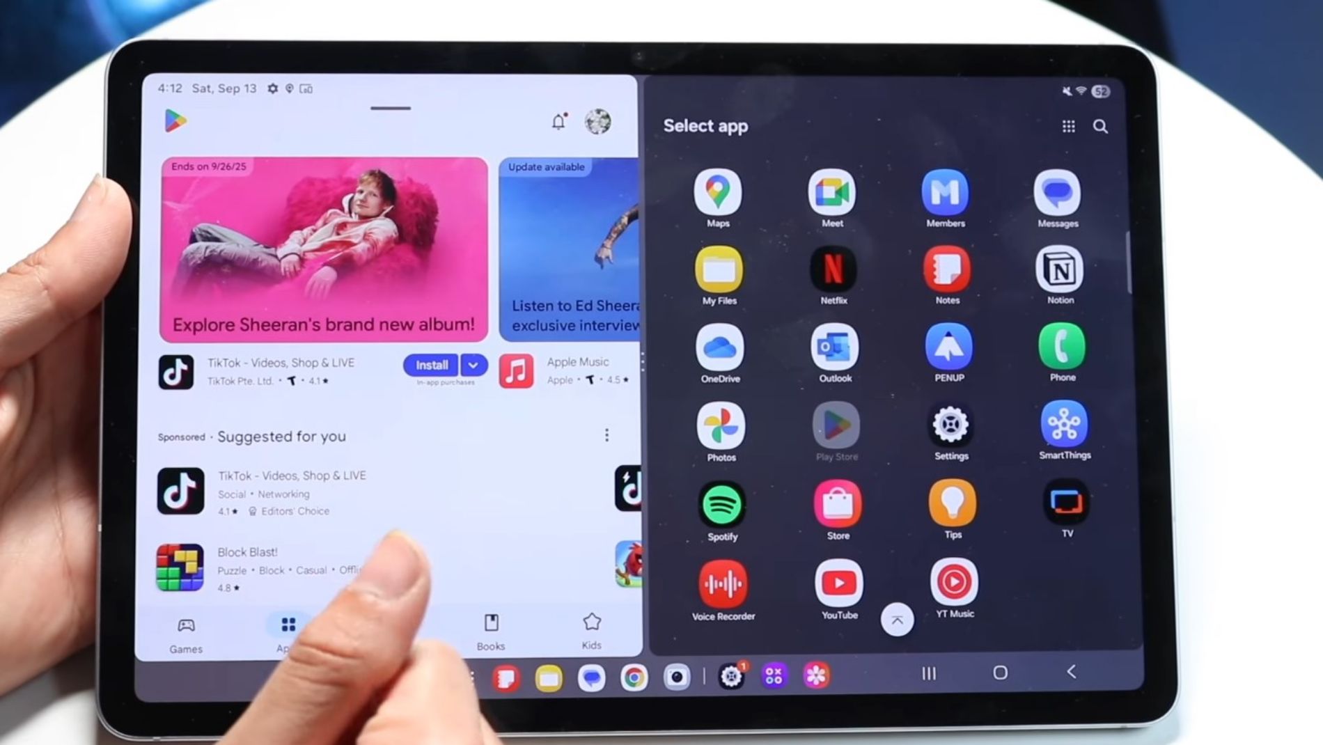 Hướng dẫn chia đôi màn hình Tab S11: Đa nhiệm tuyệt đỉnh